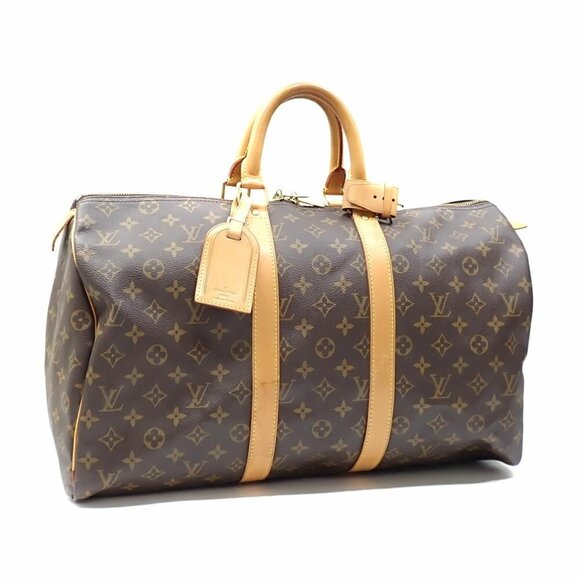 Louis Vuitton | Bags | Louis Vuitton Brown Monogram Boston Bag | Poshmark